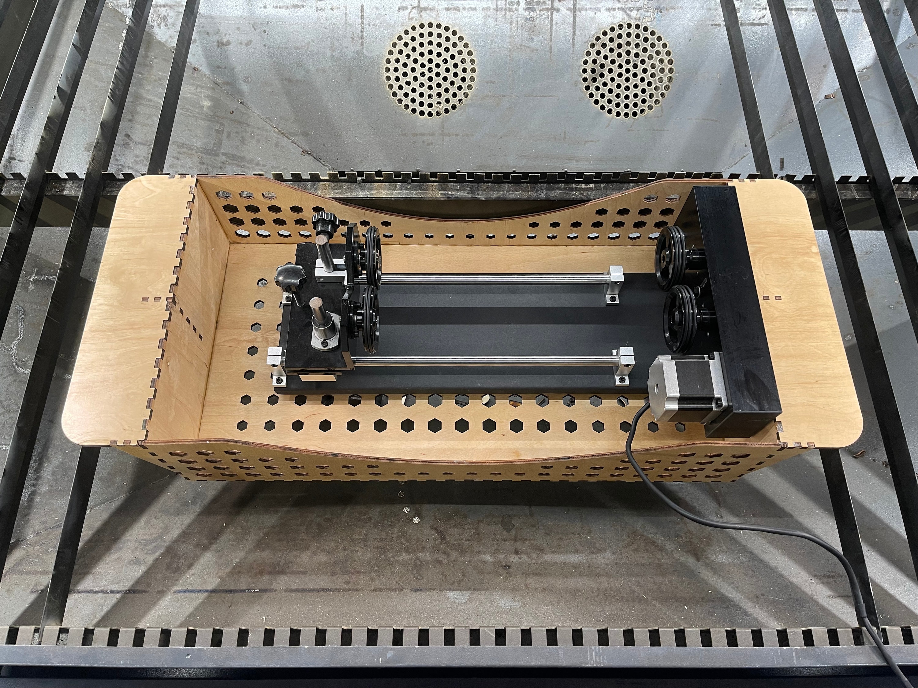 Laser Rotary Shelf SVG FILE - Engrave Larger Items With Ease! 5in Drop ...