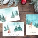 Woodland Animals Christmas Cards - Etsy