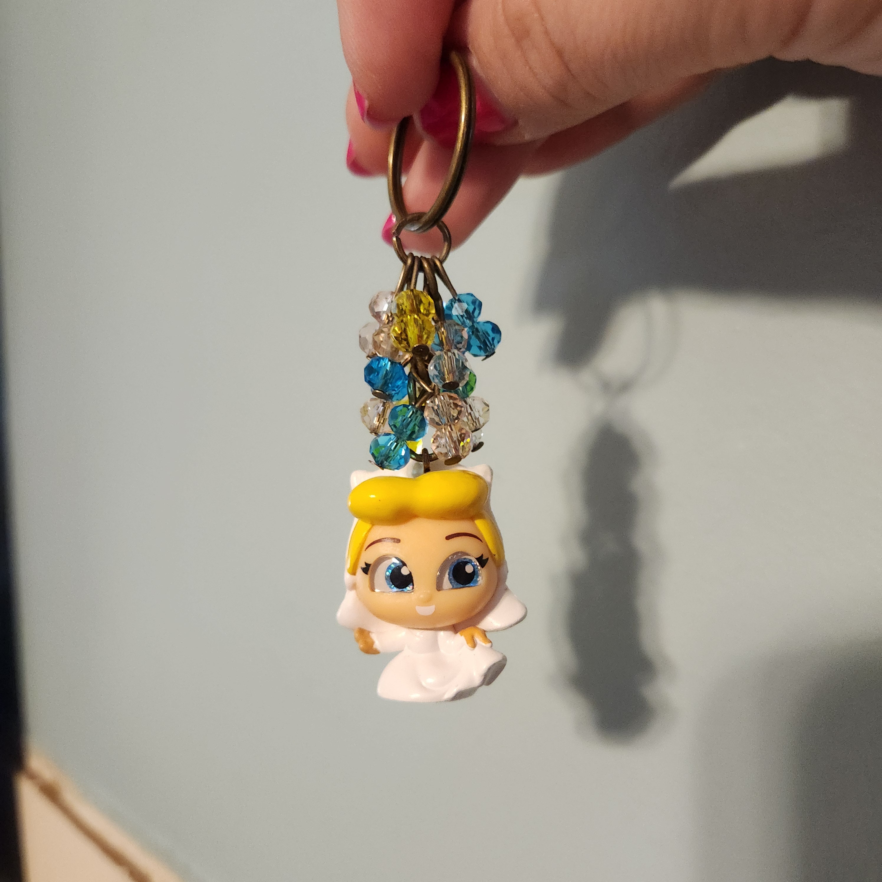Bride Cinderella Keychain/ Bag Charm - Etsy