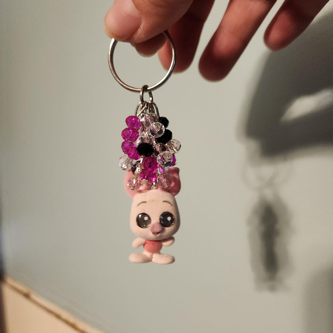 Piglet Bag Charm/ Keychain - Etsy