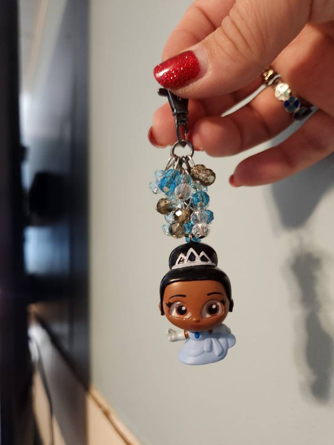 Princess Tiana Keychain/ Bag Charm - Etsy