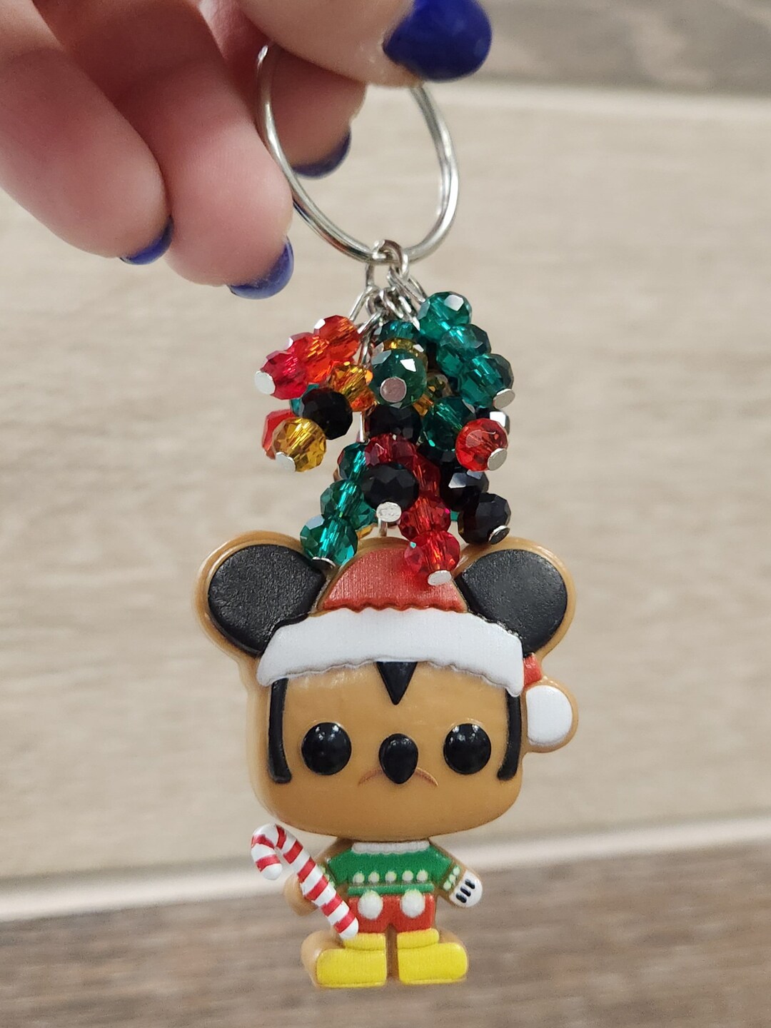 Gingerbread Mickey Bag Charm/ Keychain - Etsy