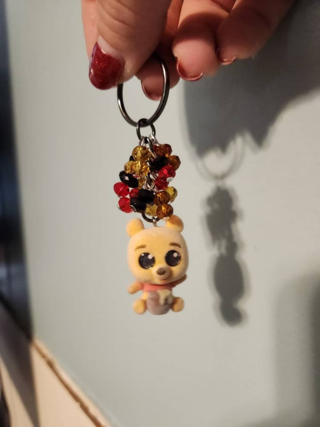 Winnie the Pooh Keychain/ Bag Charm - Etsy