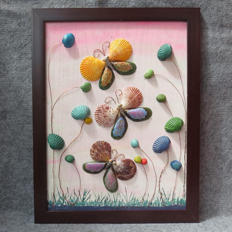Seashell Art - Etsy