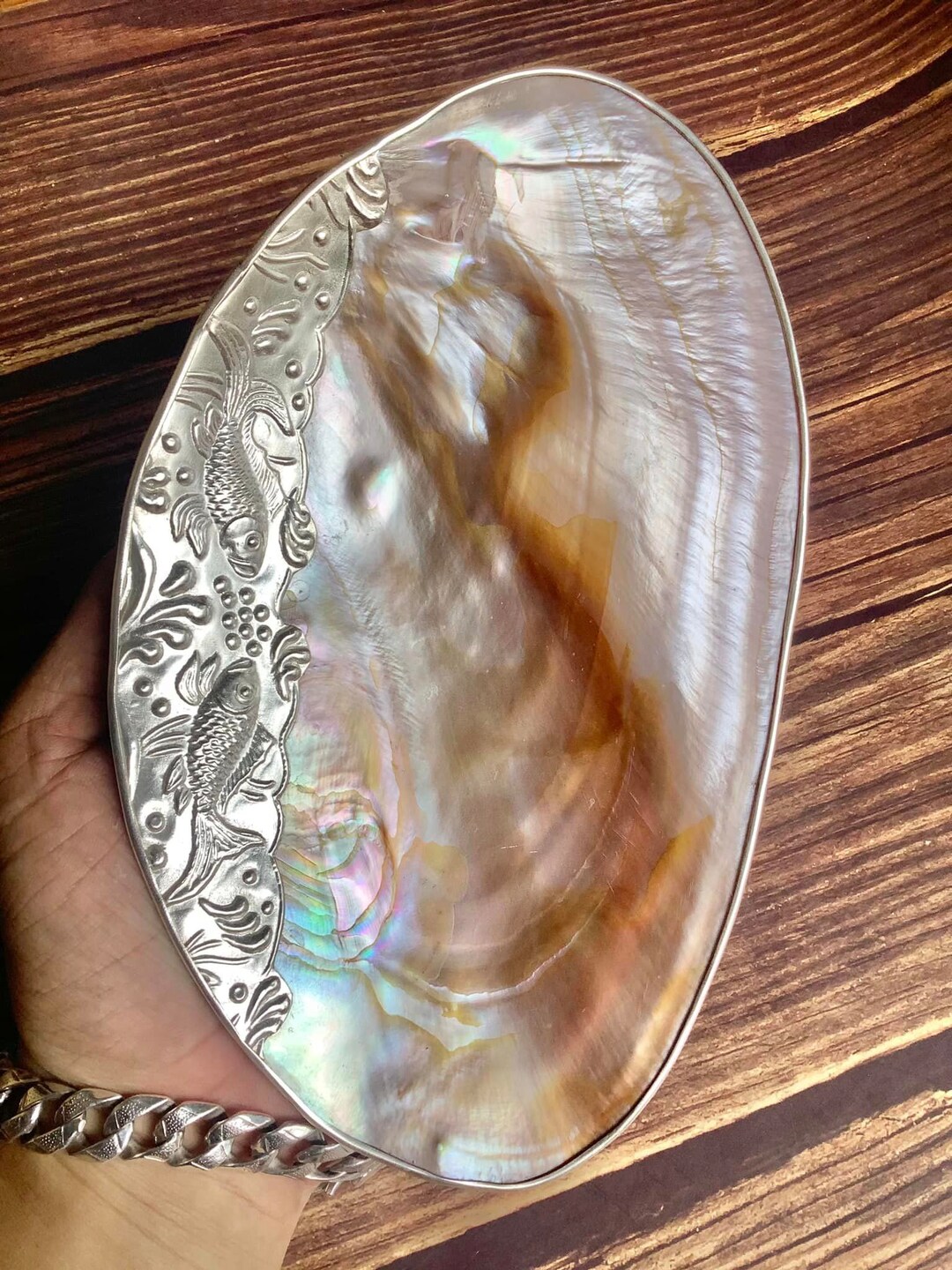 Mother-of-pearl Plate 26-30cm - Etsy