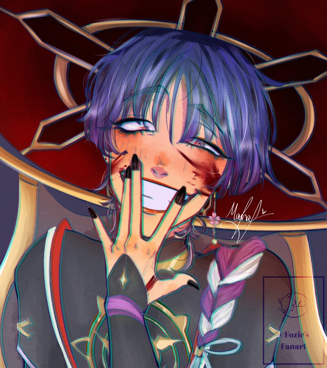 Scaramouche Genshin Impact Print/poster - Etsy