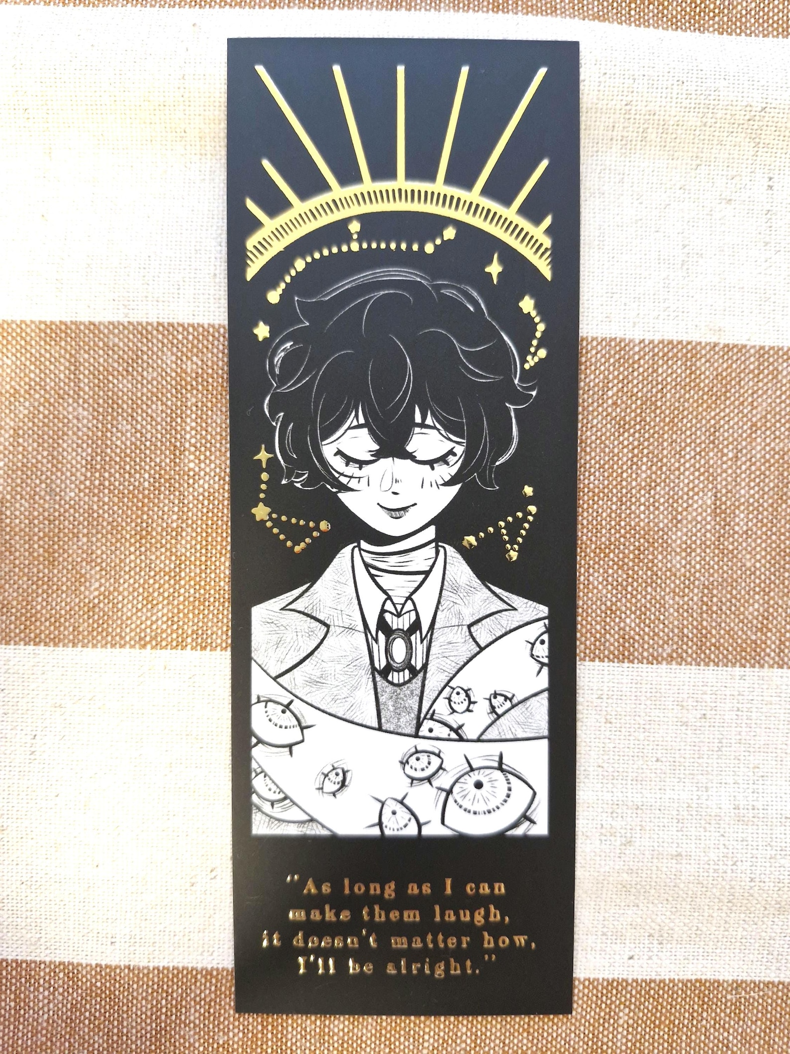 Bsd Dazai Fyodor Goldfoil Bookmarks - Etsy