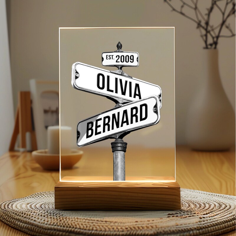 Personalized Crossroad Sign - Etsy