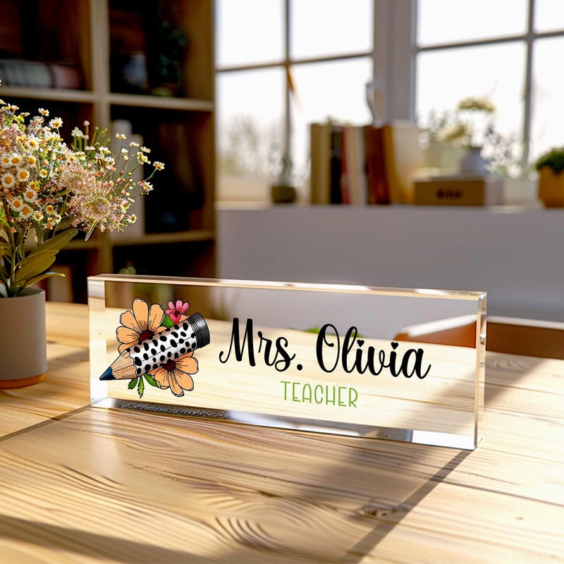 Teacher Desk Decal - Etsy