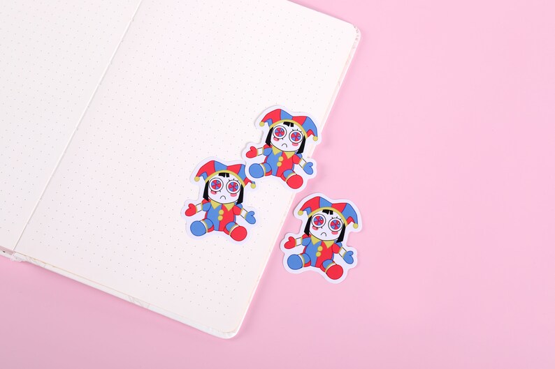 The Amazing Digital Circus Pomni Sticker Jax Sticker - Etsy