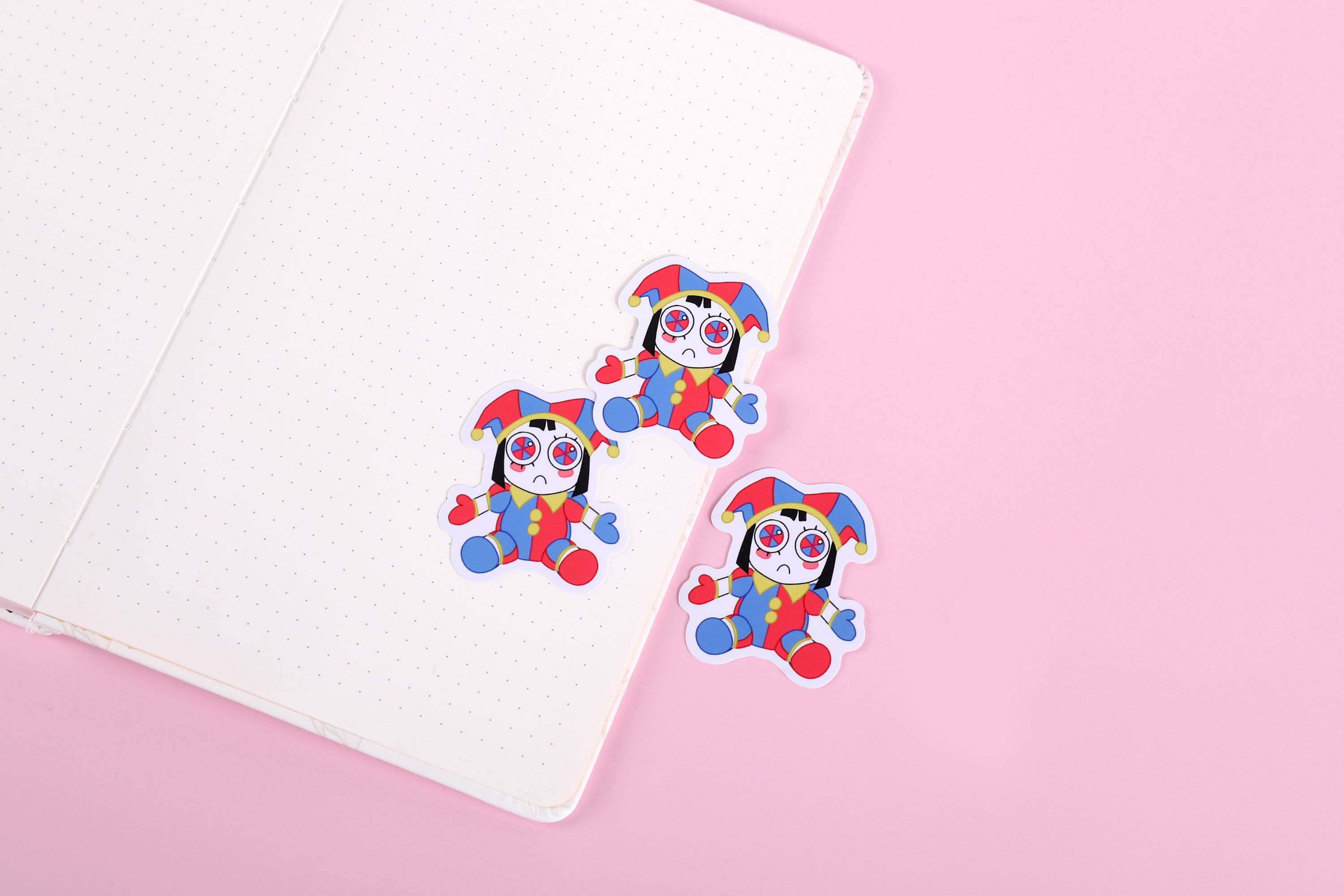 The Amazing Digital Circus Pomni Sticker Jax Sticker - Etsy