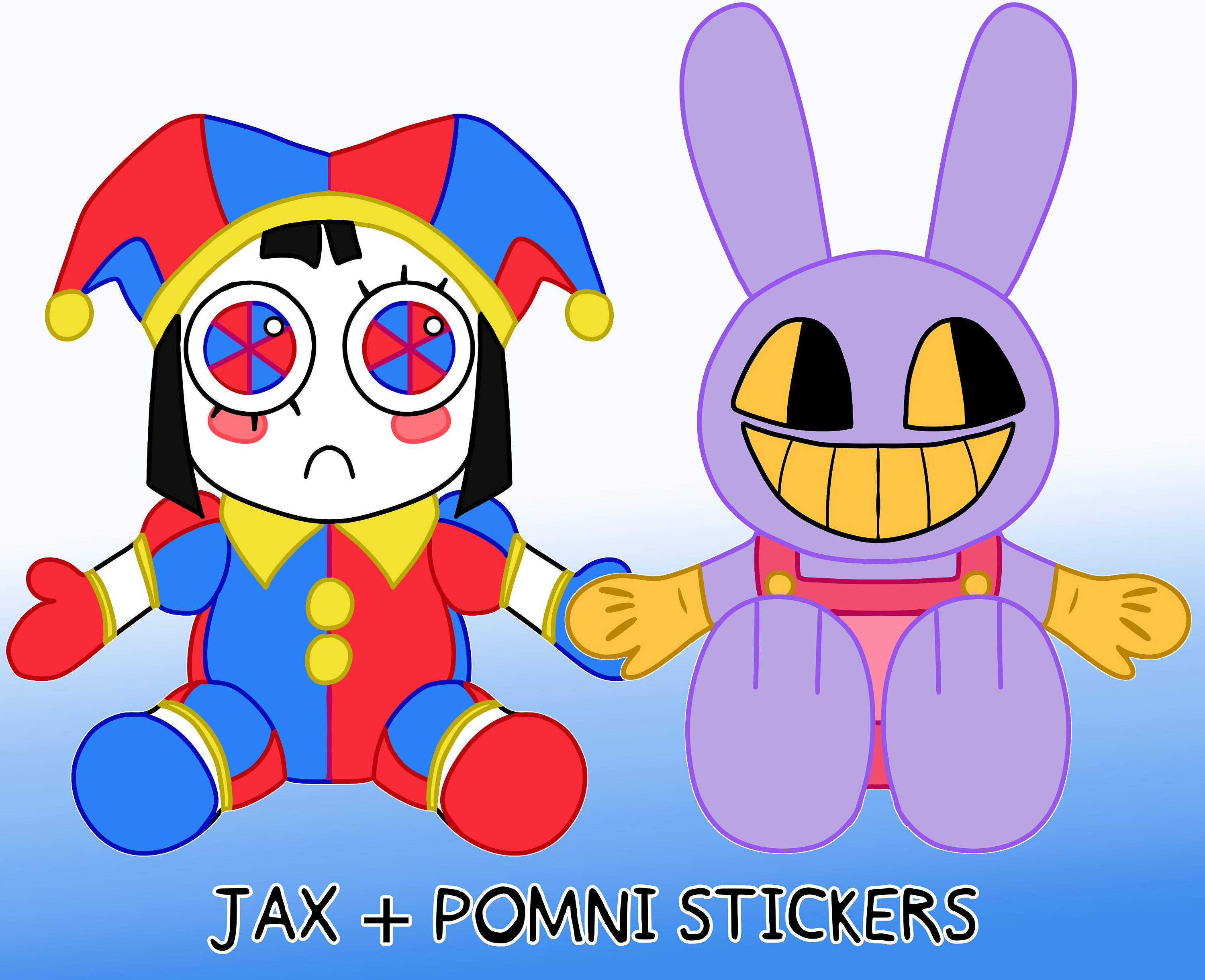 The Amazing Digital Circus Pomni Sticker Jax Sticker - Etsy