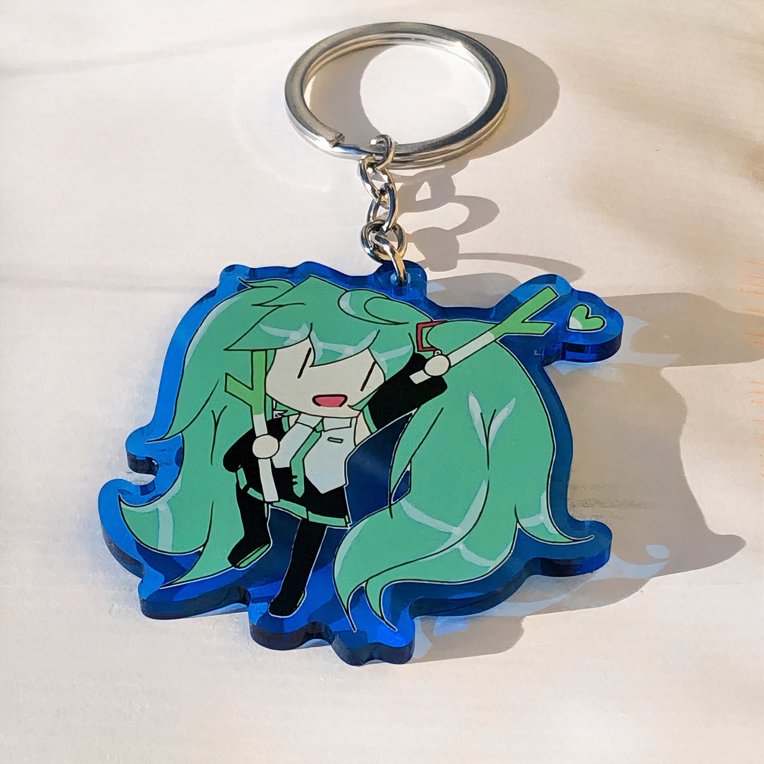 Hatsune Miku Vocaloid Anime Acrylic Keychain (clearance) - Etsy