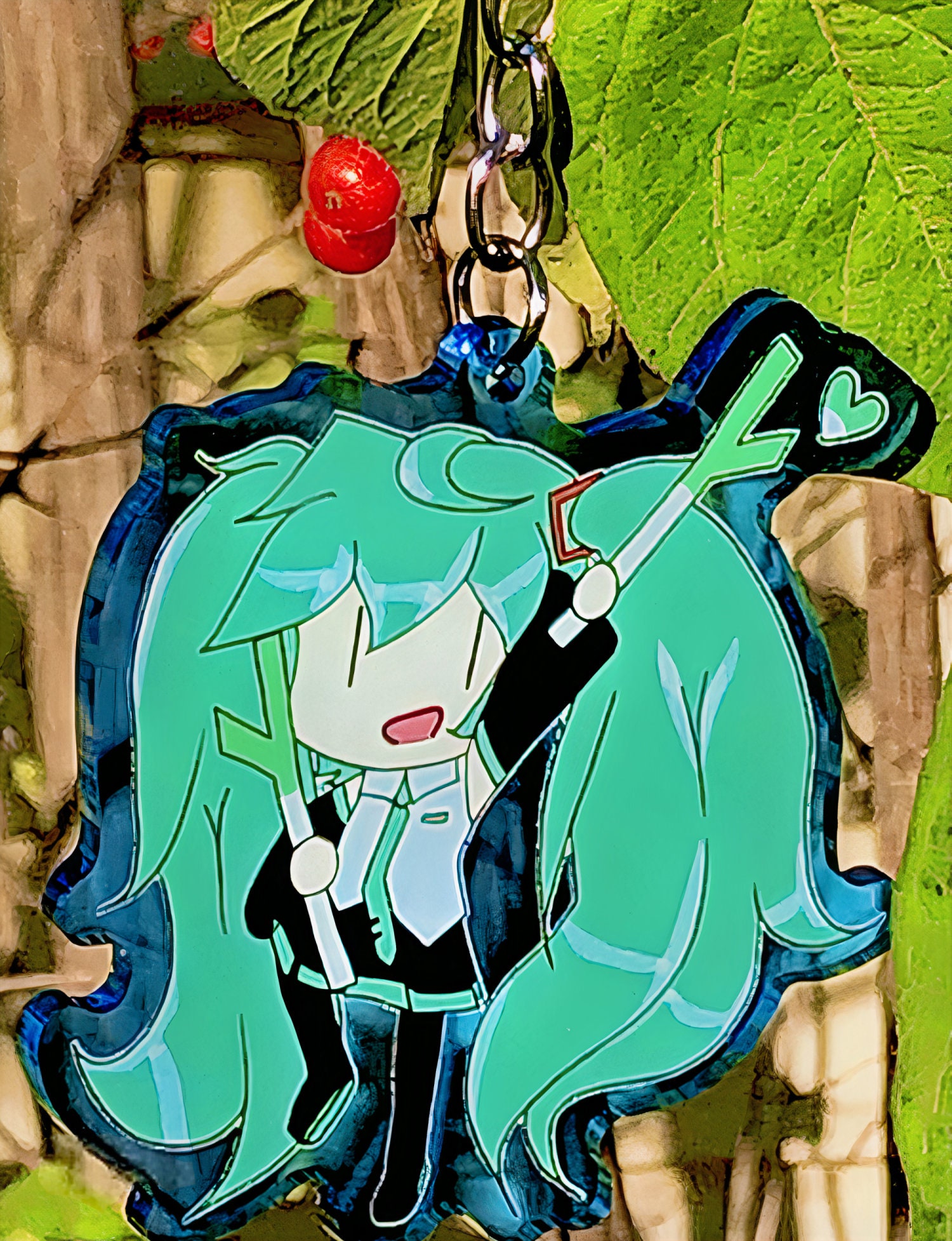 Hatsune Miku Vocaloid Anime Acrylic Keychain (clearance) - Etsy
