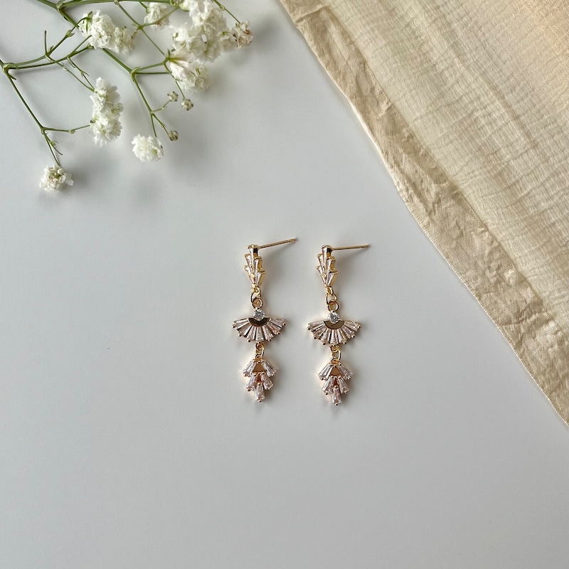 Fan Earrings - Etsy
