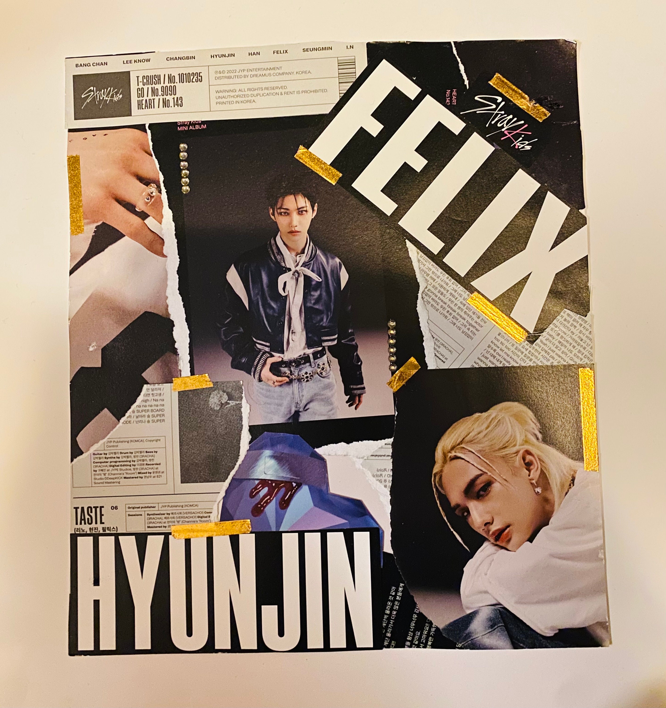 Personalized Stray Kids Collage A4 - Etsy