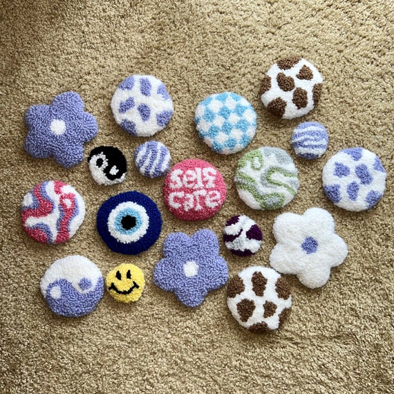 Punch Needle Mug Rug Coaster - Etsy