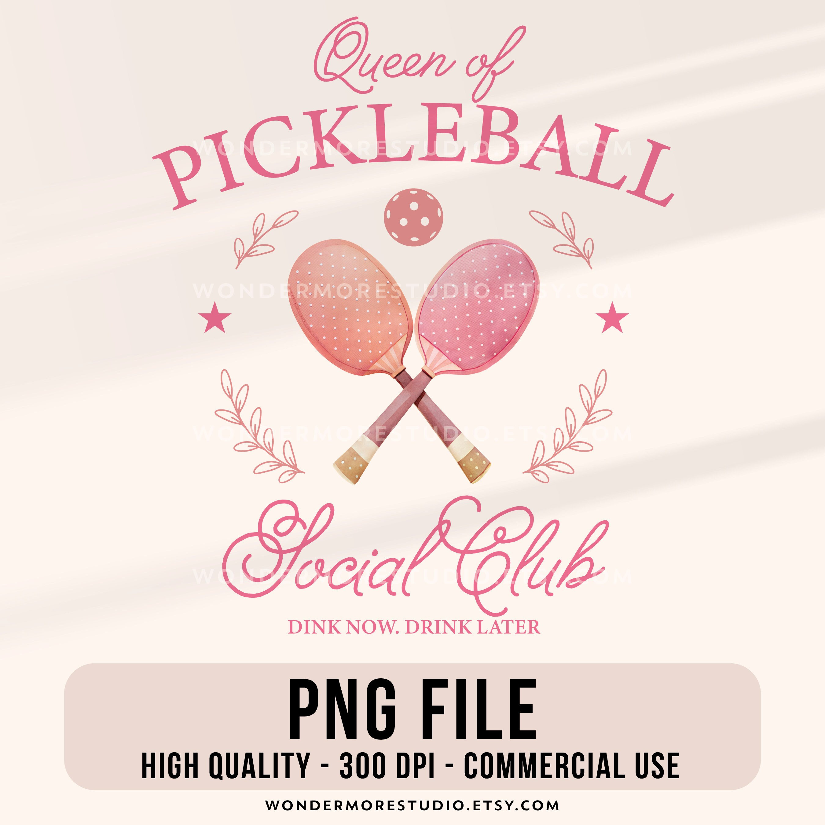 Cute Pickleball Images PNG Social Club Design Pastel Pickleball Player ...