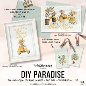 Lemon Mouse Clipart PNG Cute Mice Graphics Transparent Yellow Animal ...