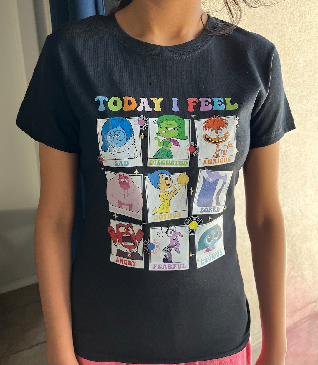 Inside Out 2, I Feel Today, Emotions Shirts, Joy Shirt, Anxiety Shirt ...