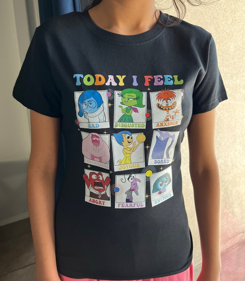Inside Out 2, I Feel Today, Emotions Shirts, Joy Shirt, Anxiety Shirt ...