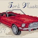 1967 Ford Mustang - Cross Stitch Pattern - Etsy