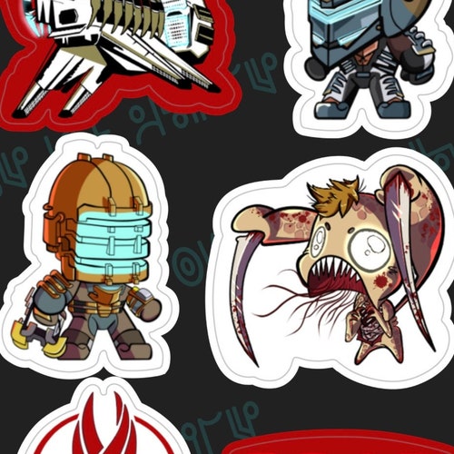 Dead Space Sticker Sheet Set of 6 Die-cut Vinyl OG Suit - Etsy