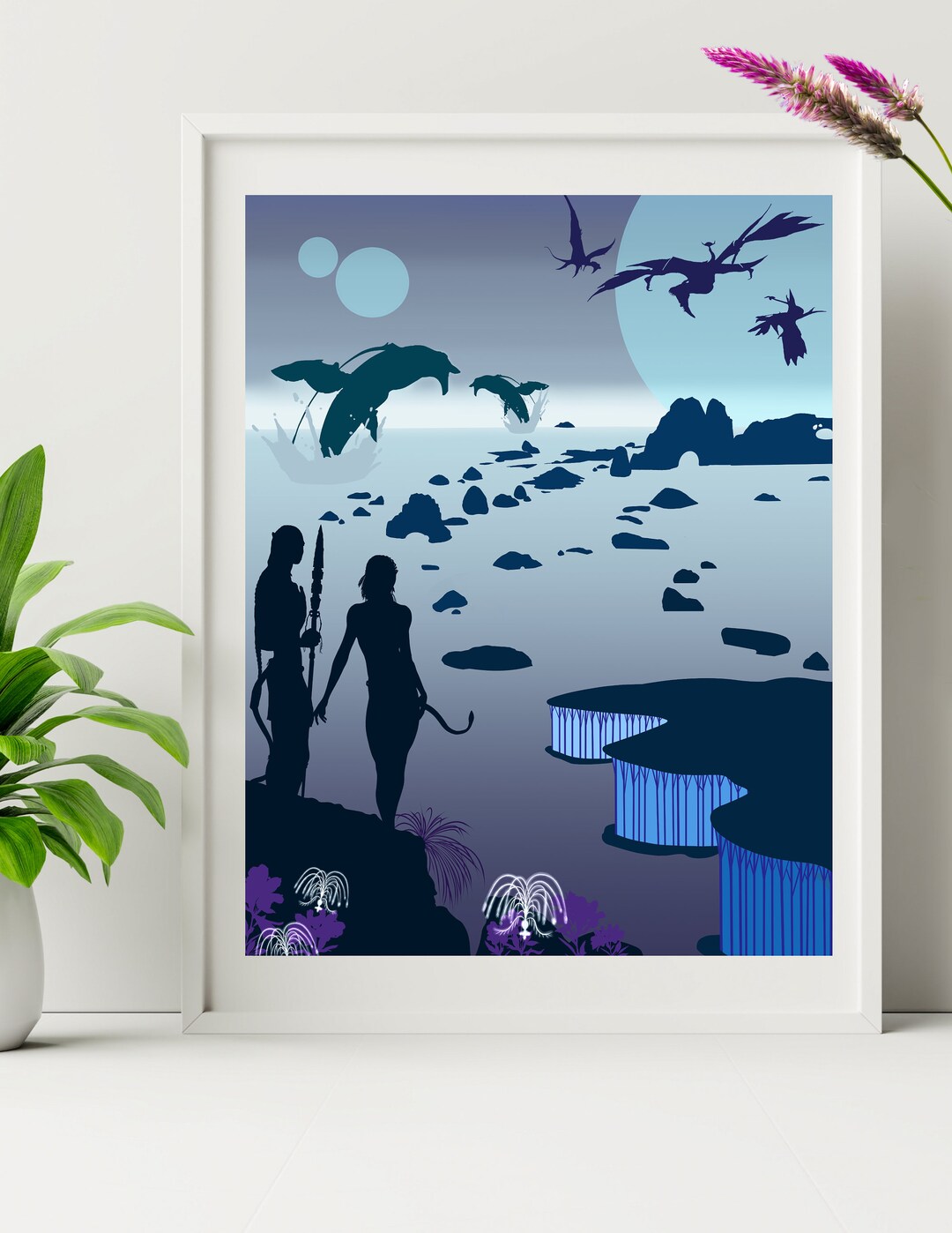 Pandora Poster Full Page Avatar Poster Fantasy Art the - Etsy