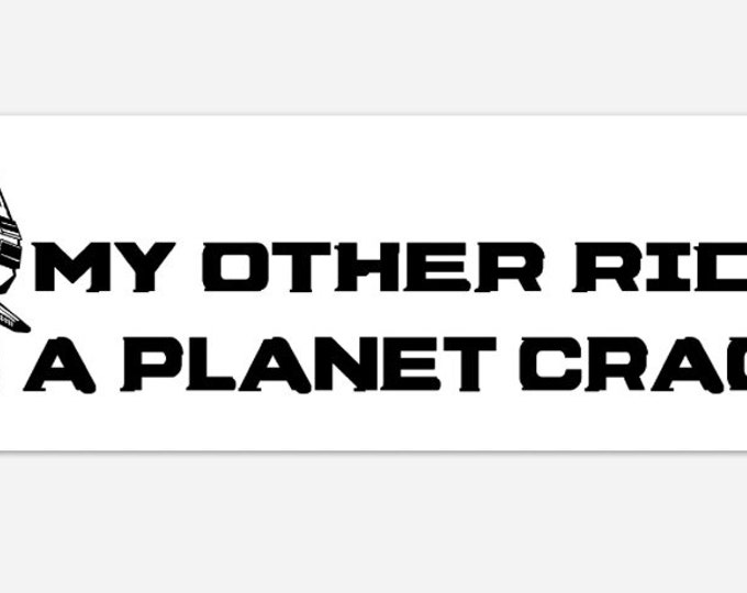 Dead Space Bumper Sticker | Vinyl | USG Ishimura | Planet Cracker ...