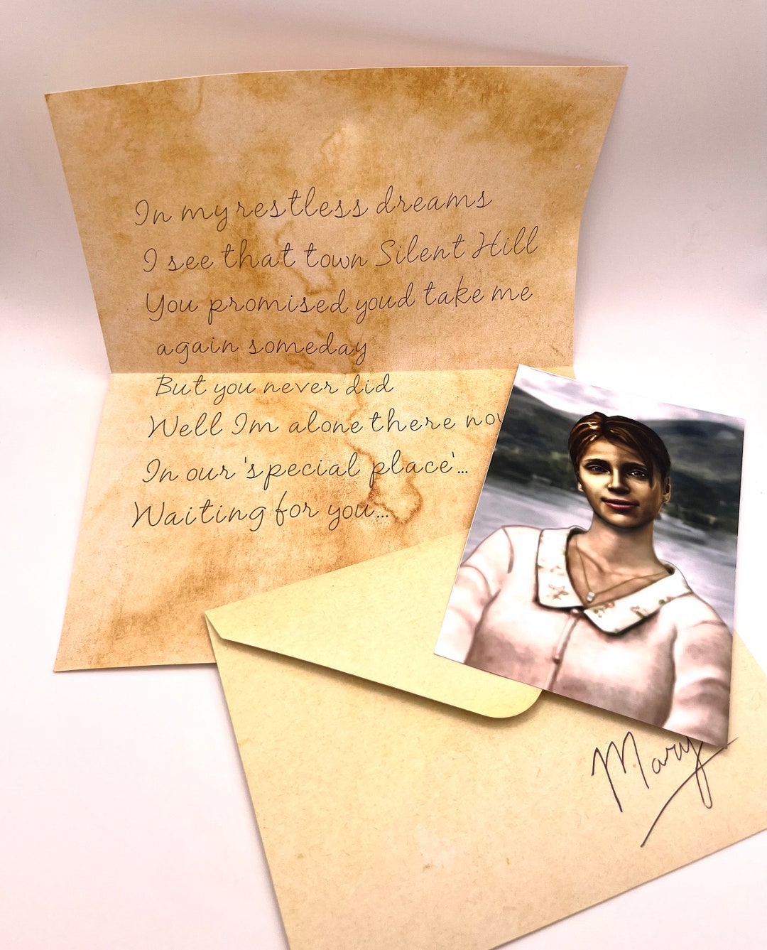 Silent Hill 2 Inspired Letter From Mary Video Game Merch Gamer Gifts ...