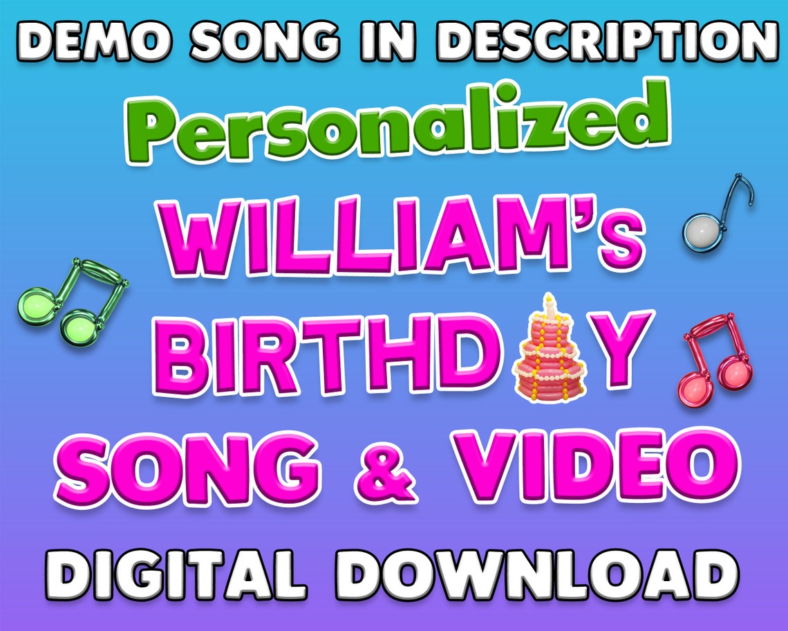 Happy Birthday WILLIAM | Custom Personalized Birthday Gift for WILLIAM ...