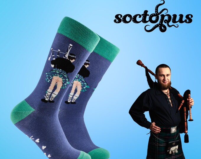 Scottish Kilt Socks Kilt Bum Scottish Socks Socks Gifts Novelty Socks ...