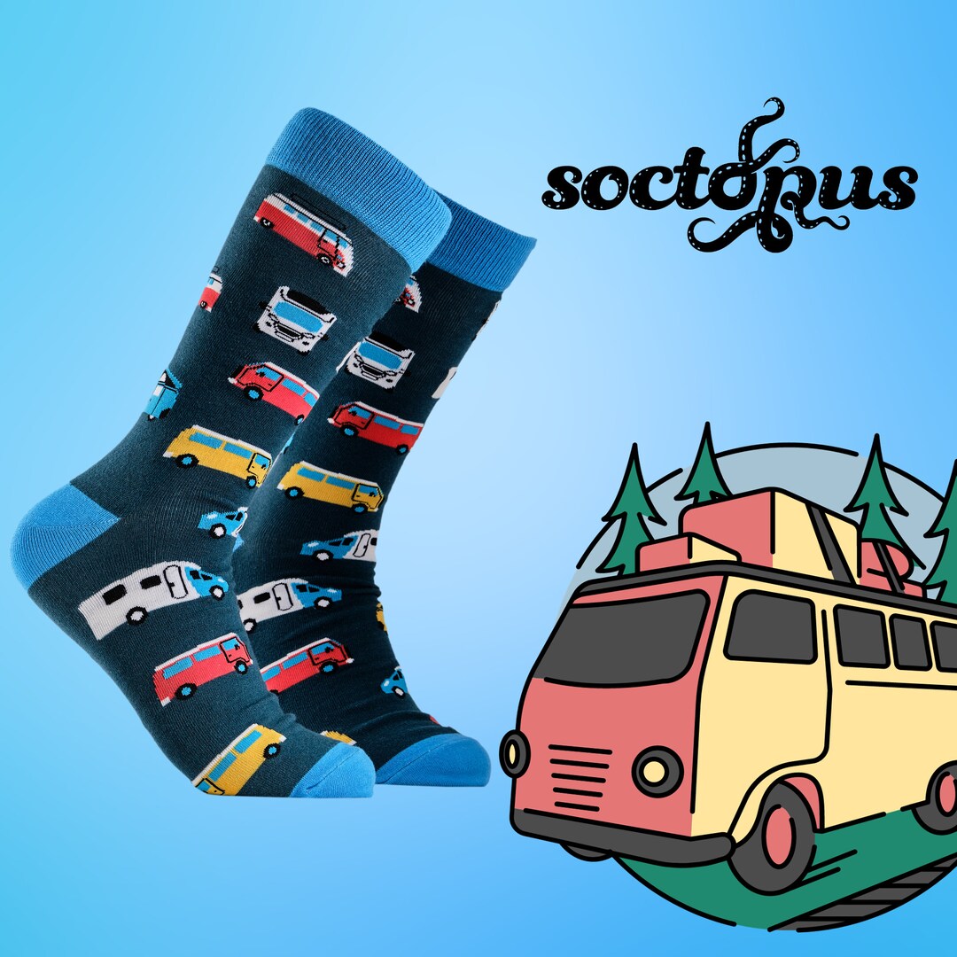 Van Life Socks Camper Van Socks Van Life Gifts Camper Van Gifts Sock ...