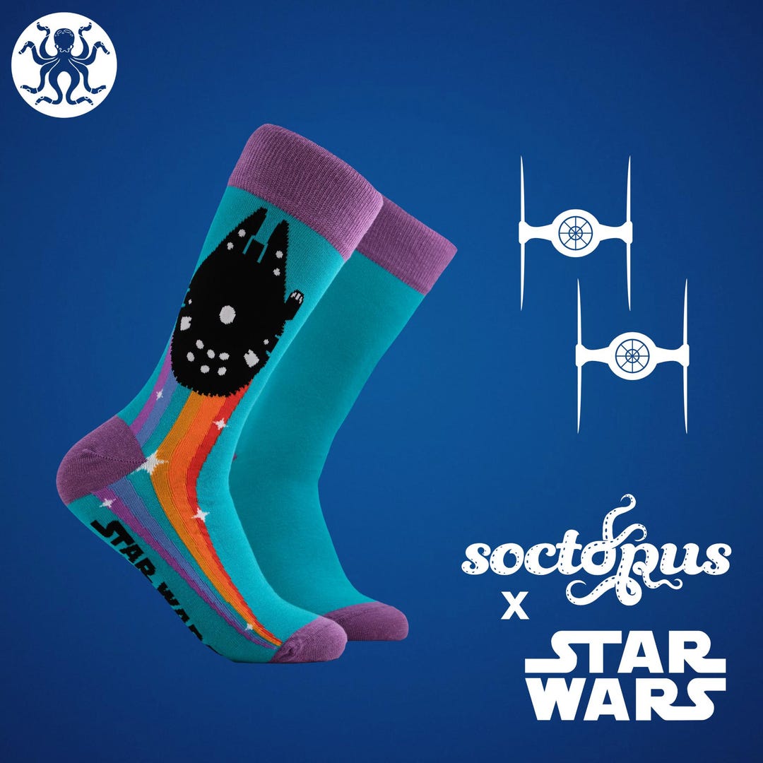 Star Wars Socks Millennium Falcon Pride Star Wars Gifts Socks Gifts ...