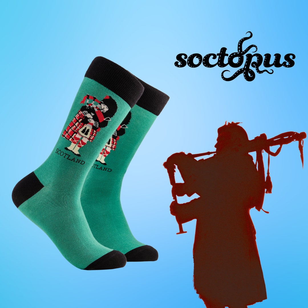 Scottish Socks Bag Piper Socks Socks Gifts Novelty Socks Unisex Socks ...