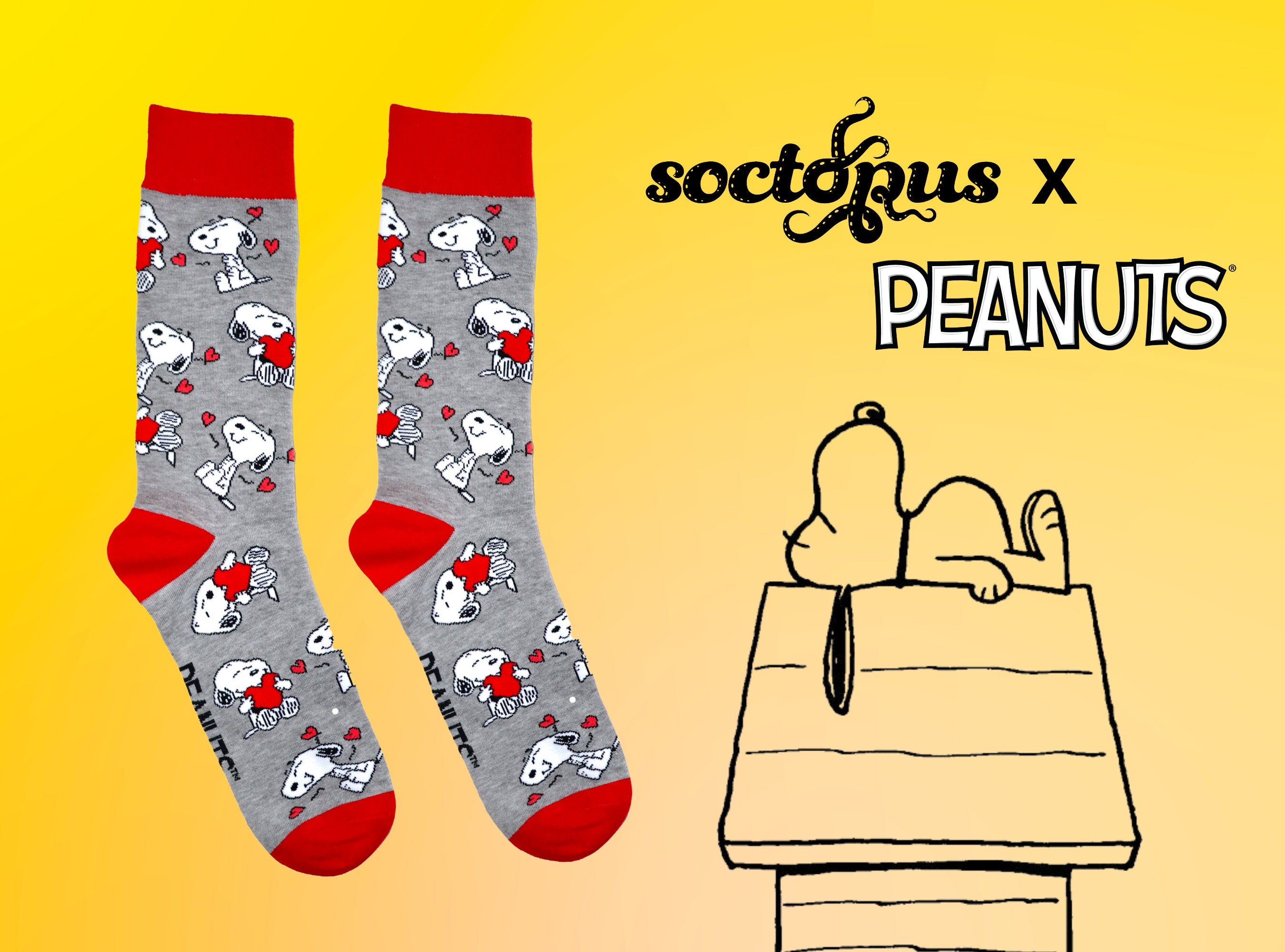 Snoopy Socks - Socks Gifts - Novelty Socks sold by Large_Pediatrician ...