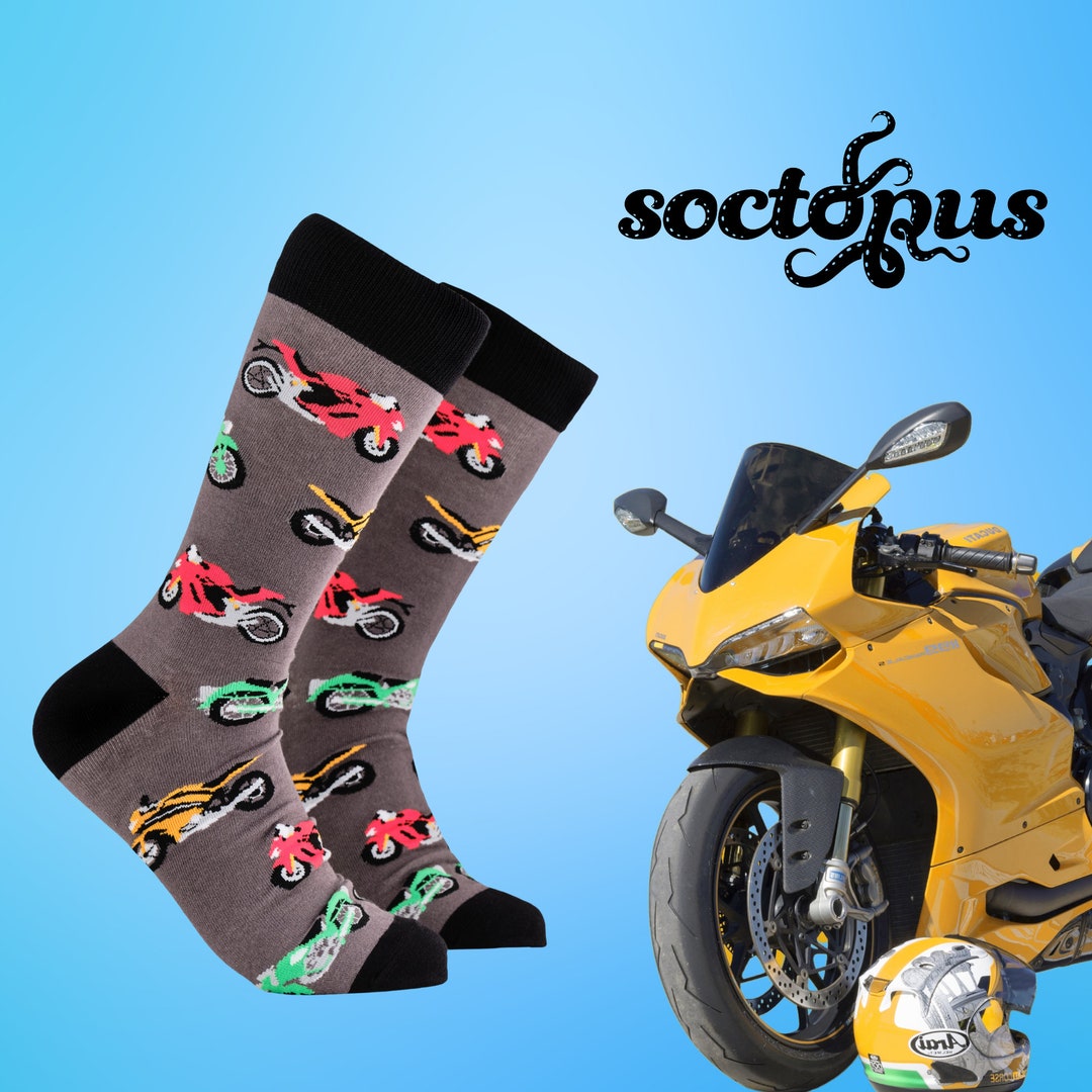 Motorbike Socks Sock Gifts Novelty Socks Motorbike Gifts Motorcycle ...