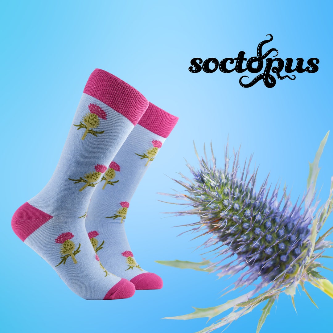 Thistle Socks - Etsy