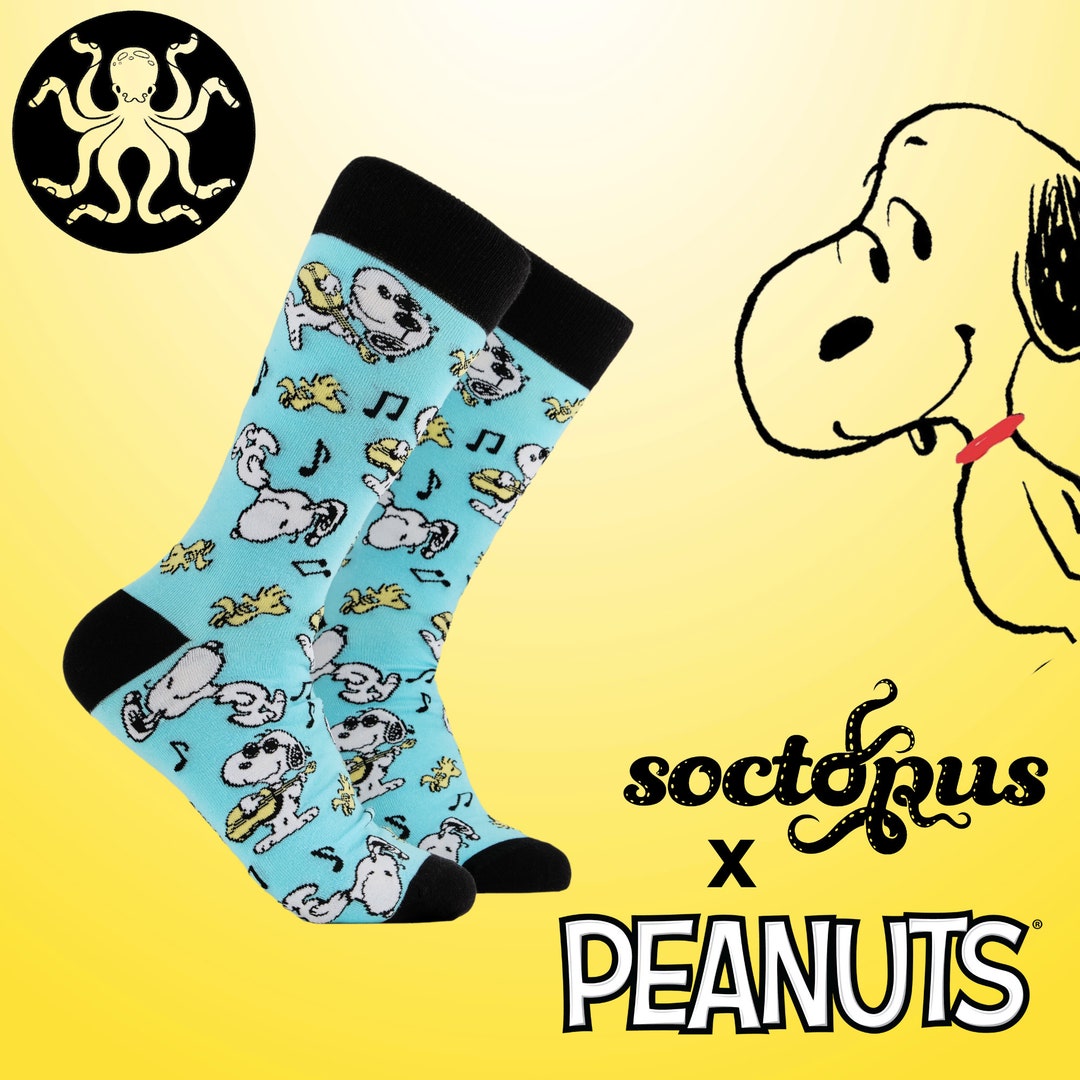 Peanuts Socks Snoopy Socks Snoopy Jammin' Snoopy Lover Gifts Socks ...