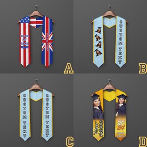 Custom Special Graduation Stole, Personalized Graduation Sash ...