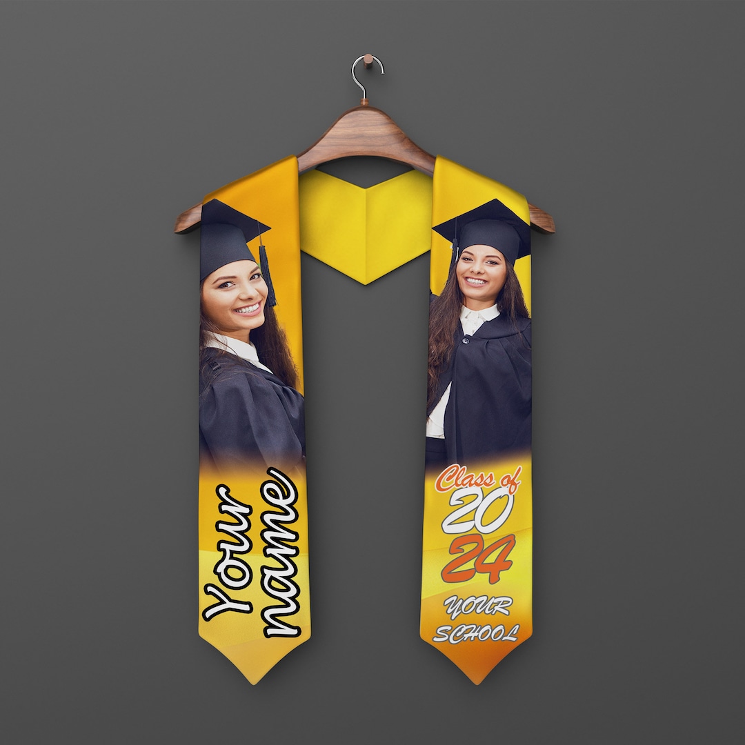 Custom Special Graduation Stole, Personalized Graduation Sash, Graduation Gifts, Custom Kids ...