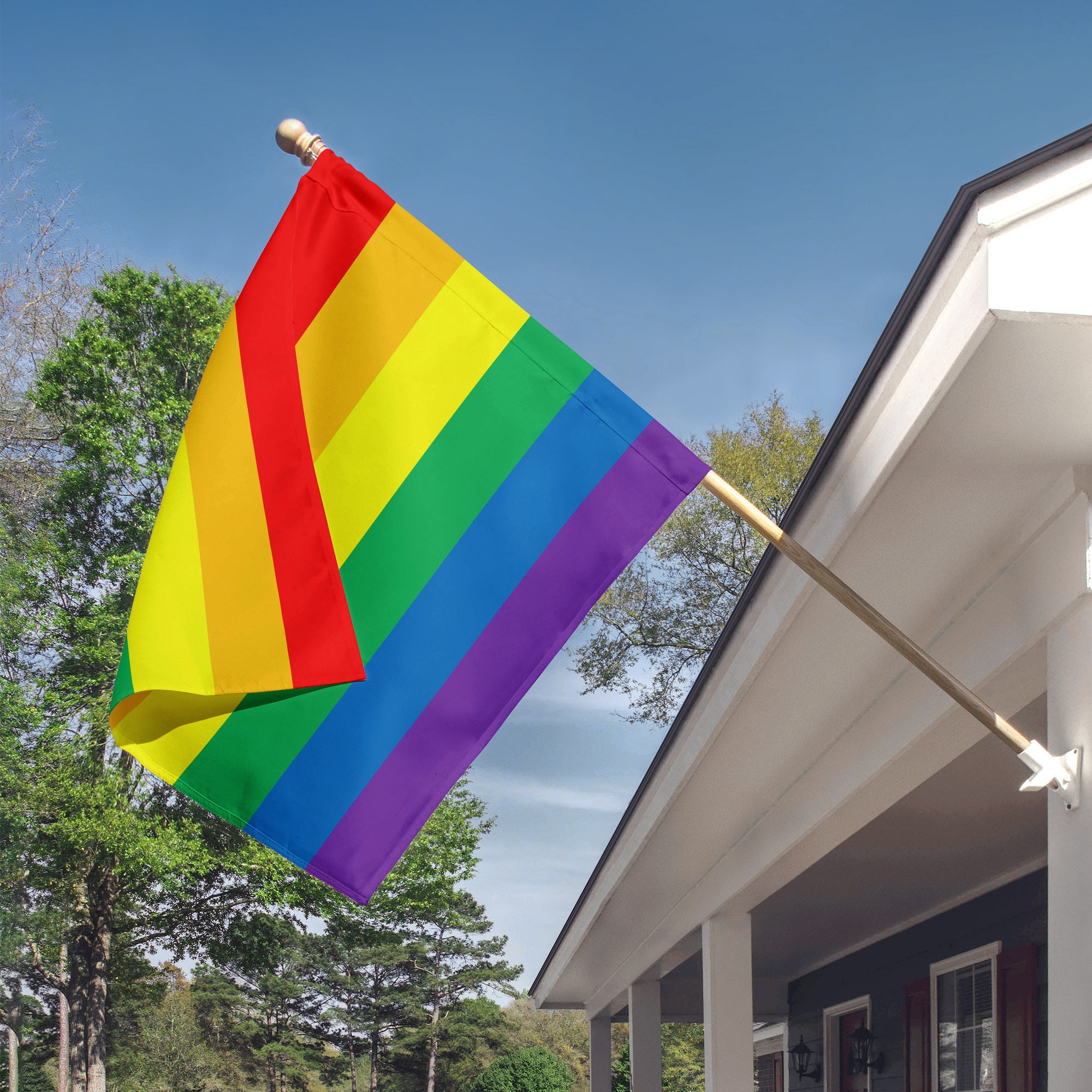 LGBTQIA Flag With Multiple Size, Custom Text LGBT Flag, Pridemonth Flag ...