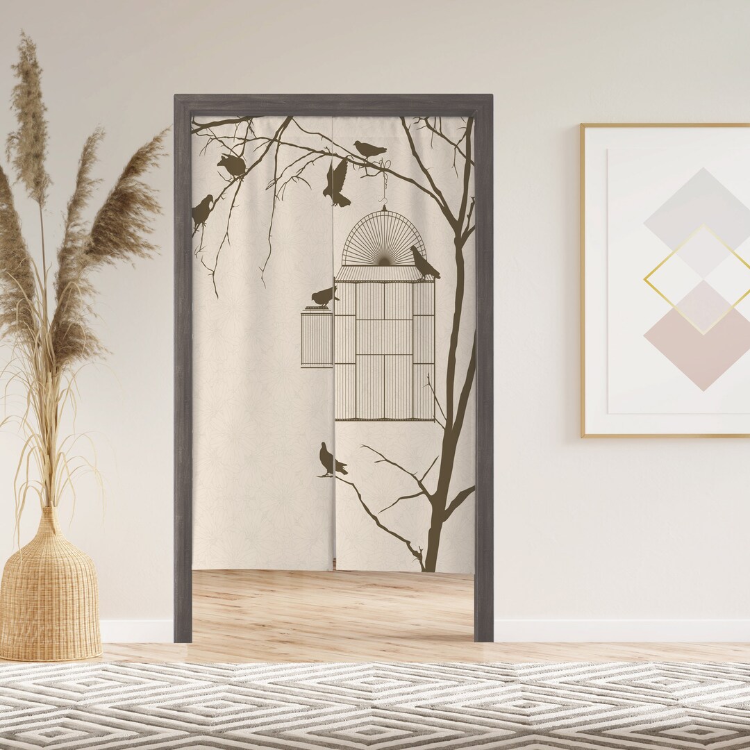 Home and Friends Noren Curtain With Velcro/grommet/sleeve, Japanese ...
