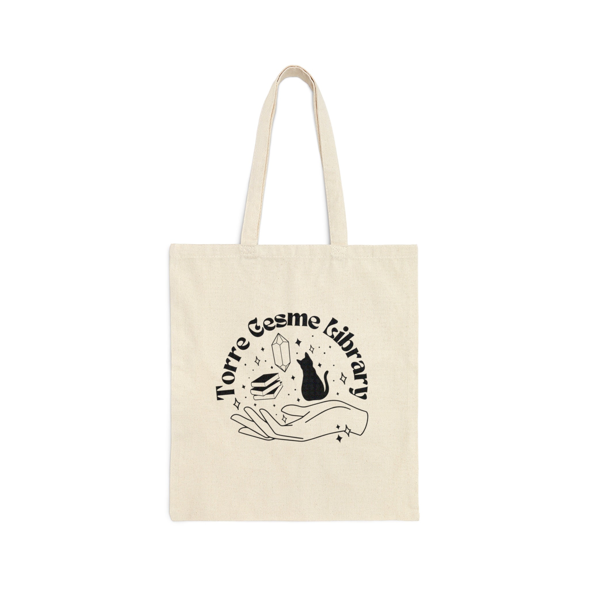 Torre Cesme Library Tog Cotton Canvas Tote Bag - Etsy
