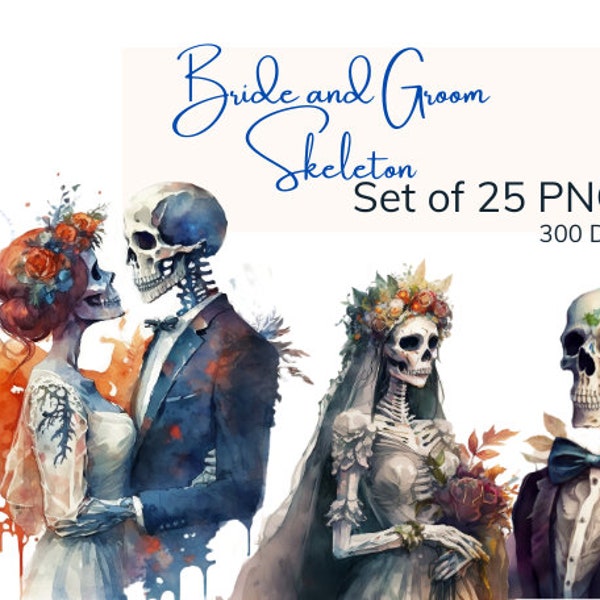 Skeleton Bride Groom - Etsy