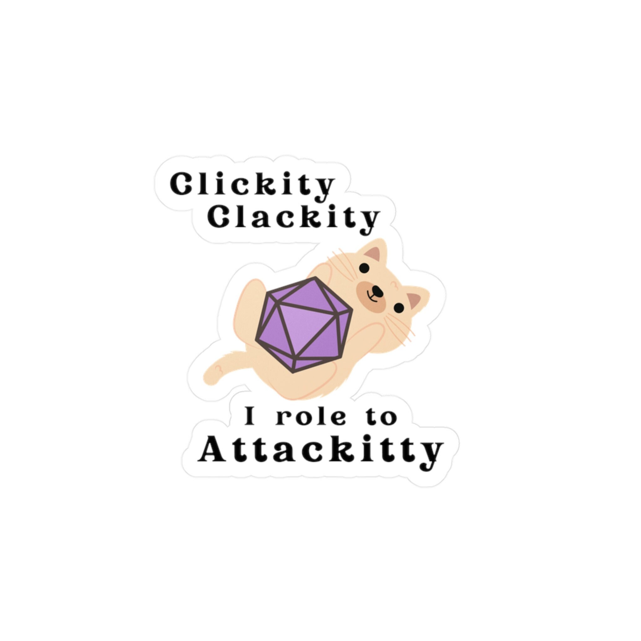 Dungeon Master Dnd Sticker, DM Sticker, Cats Playing Dnd Sticker, D20 ...