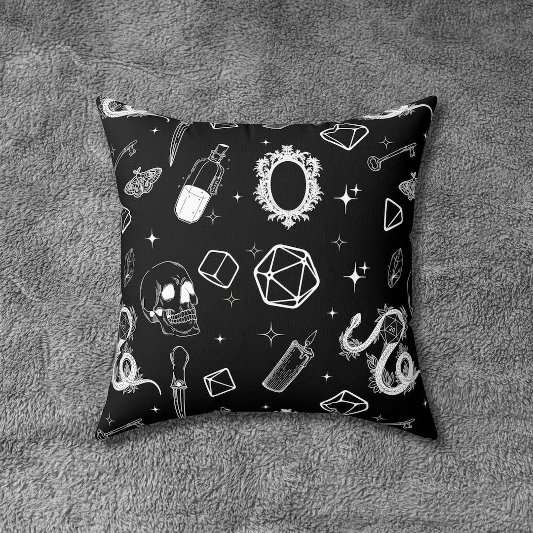 Dungeons Dragons Pillow, Dnd Home Decor, Dnd Pillow, TTRPG Home Decor ...