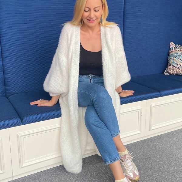 Long Duster Cardigan - Etsy