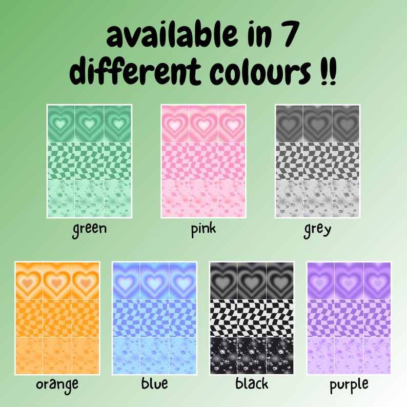 Kpop Photocard Binder Filler : Green Simple Pack digital Download ...