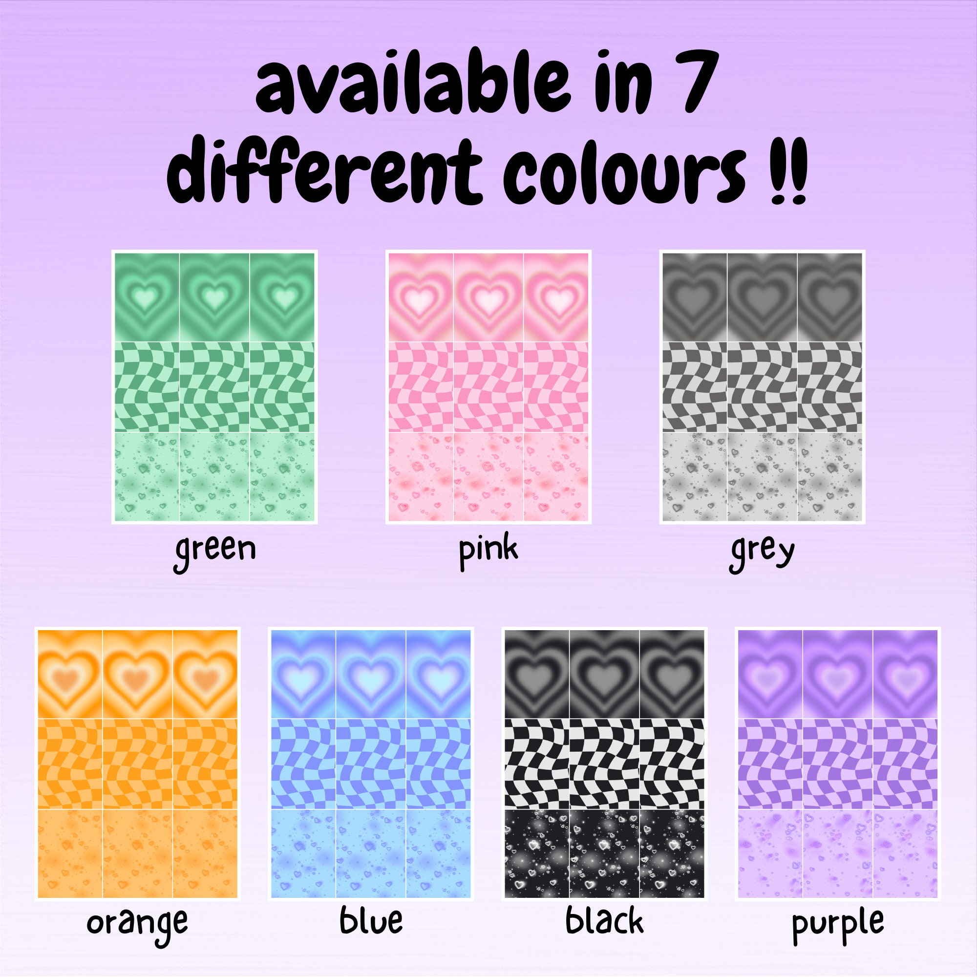 Kpop Photocard Binder Filler : Purple Simple Pack !! [digital Download ...